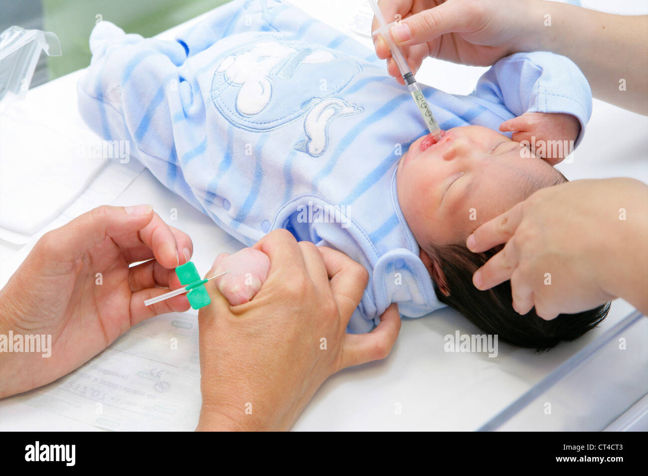 Neonatal blood collection hi-res stock photography and images - Alamy