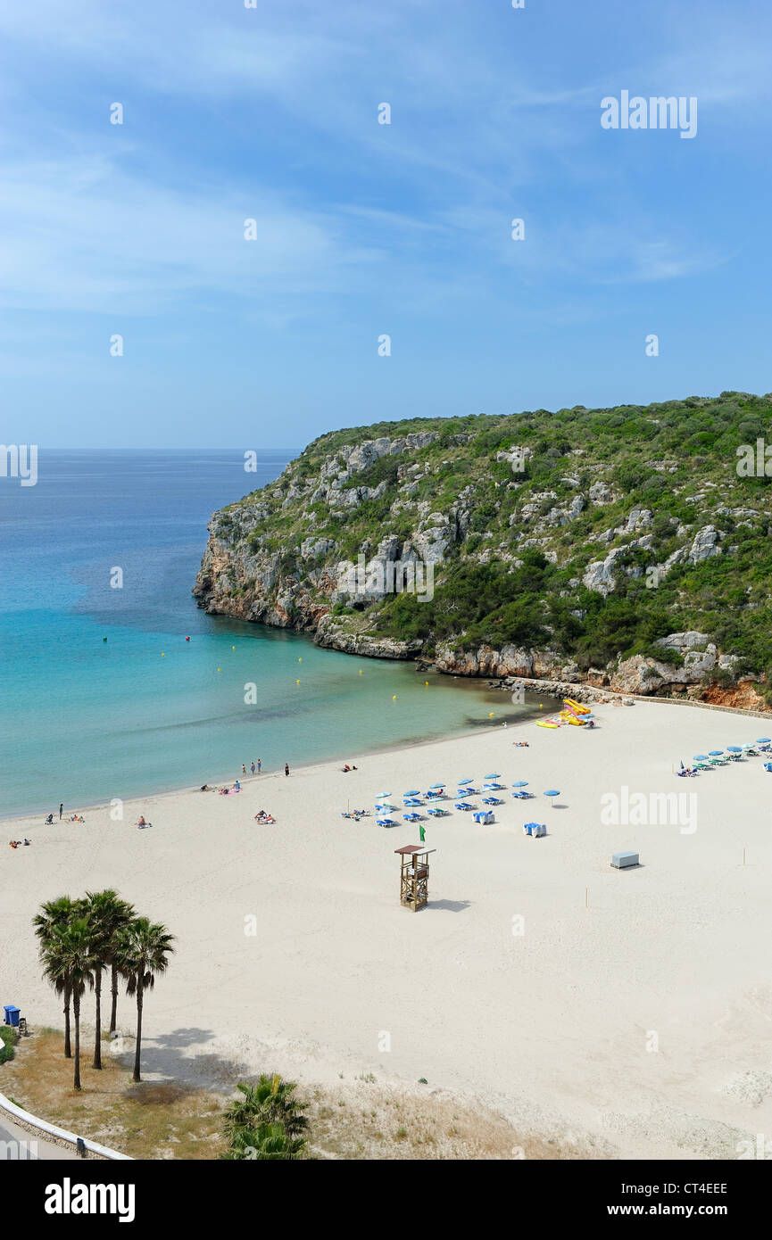 Cala'n Porter beach Menorca balearic islands spain Stock Photo - Alamy