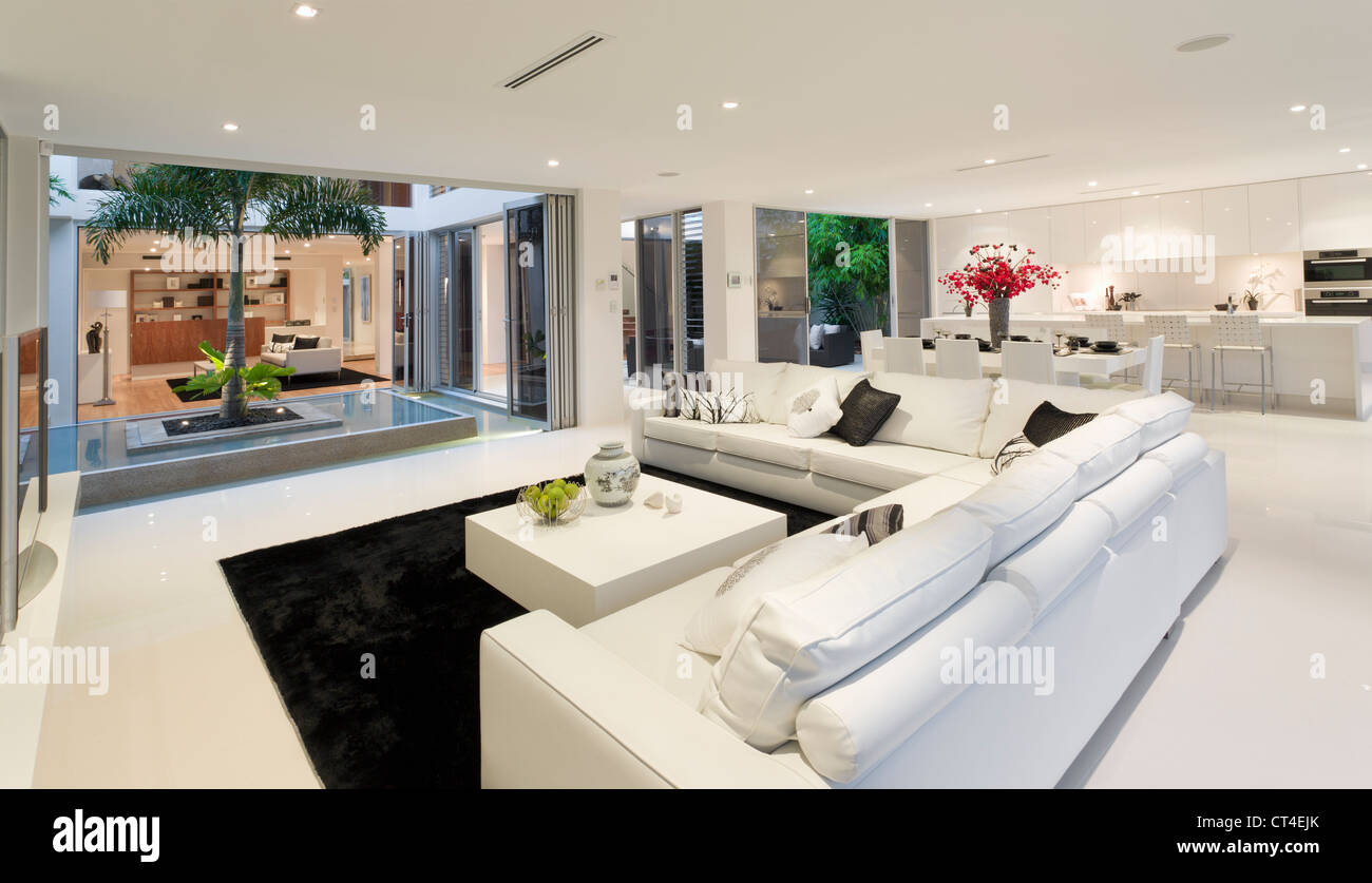 Superb house interior Stock Photo - Alamy