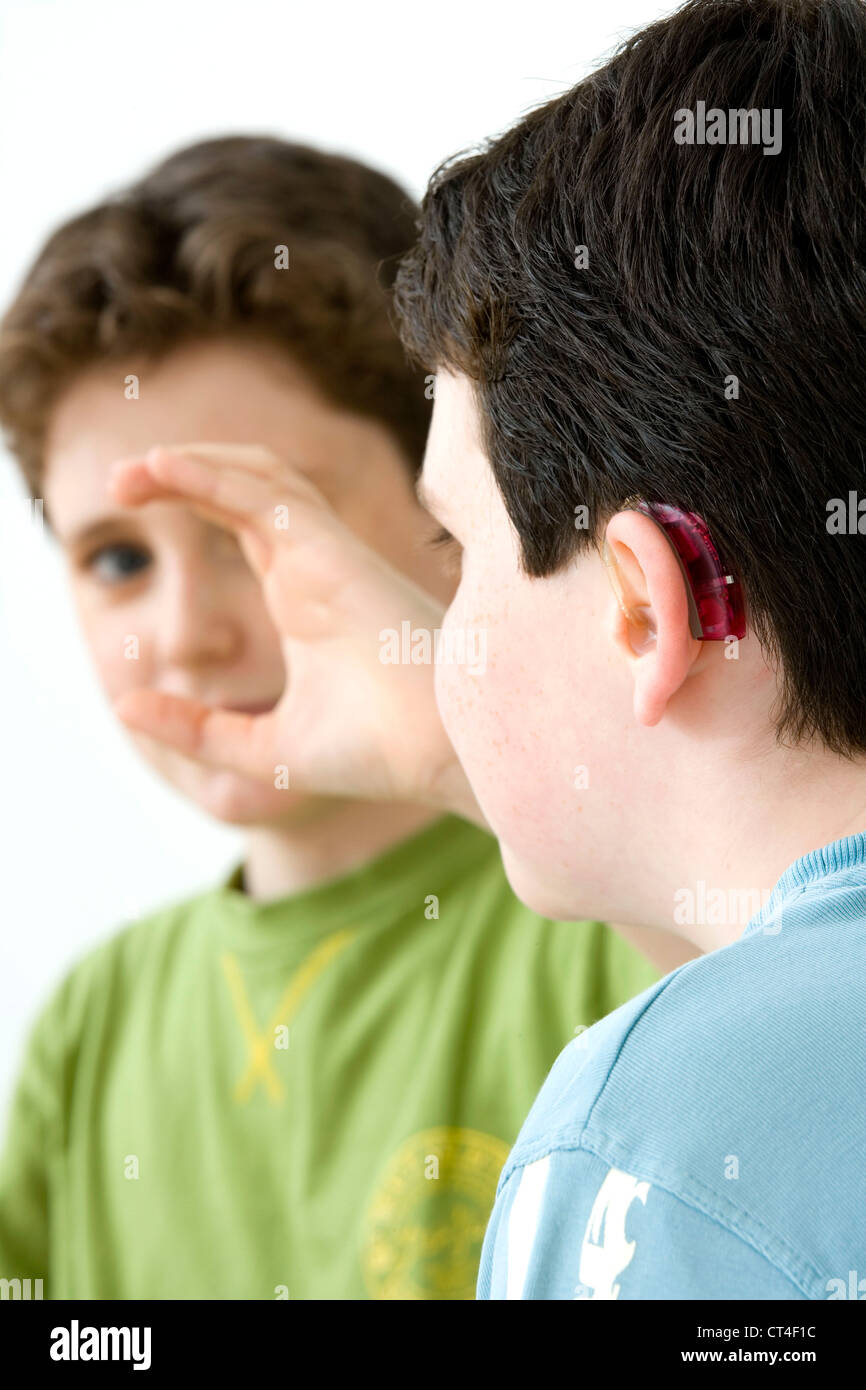 Sign language hi-res stock photography and images - Alamy