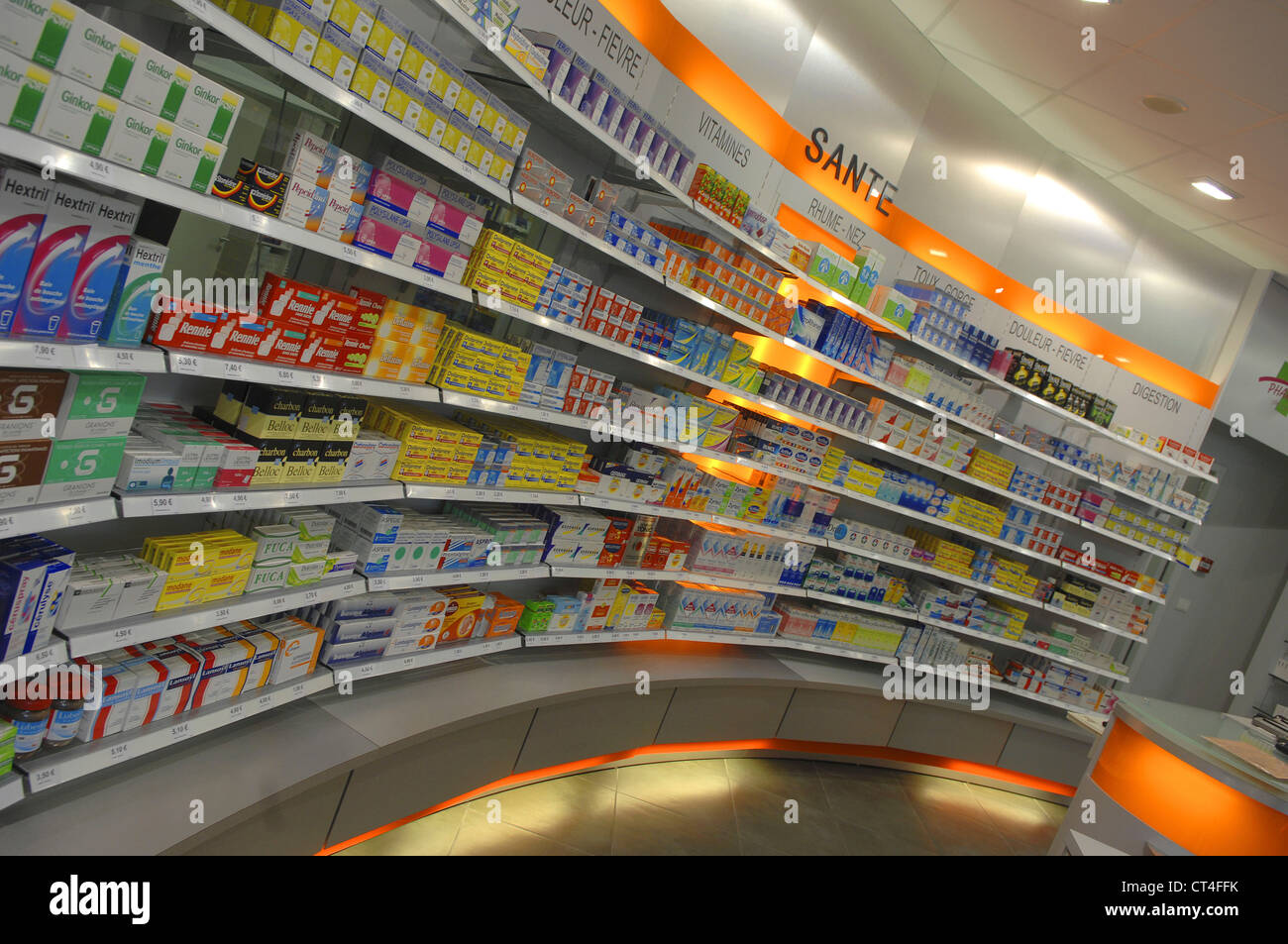 INTERIOR OF A CHEMIST'S SHOP Stock Photo - Alamy