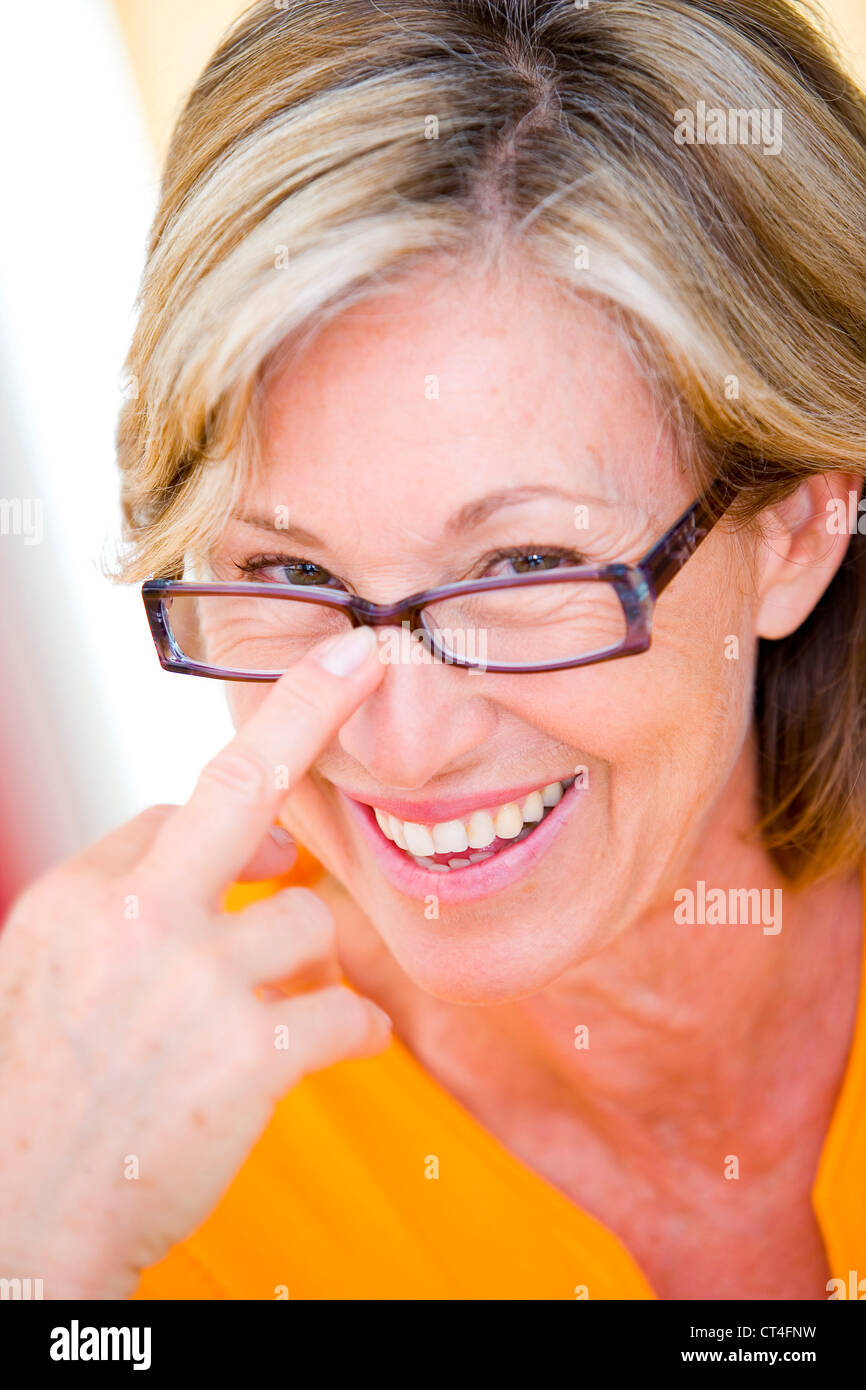 PORTRAIT WOMAN IN 50S Stock Photo - Alamy