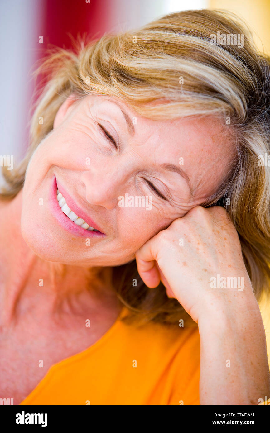 PORTRAIT WOMAN IN 50S Stock Photo - Alamy