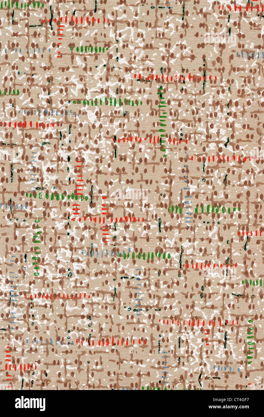 Vintage American Wallpaper Pattern 1930s Stock Photo - Alamy