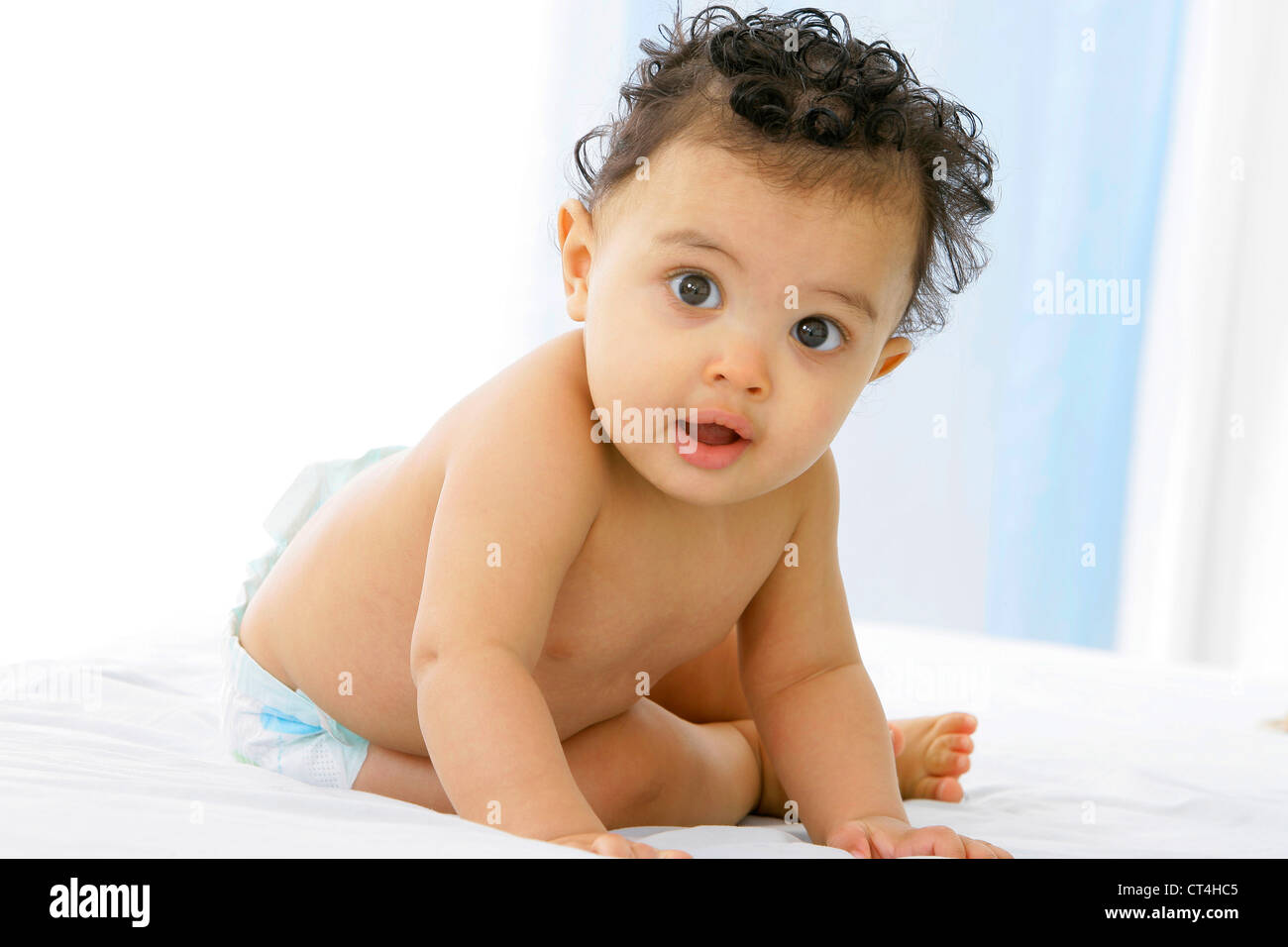 Startled baby hi-res stock photography and images - Alamy