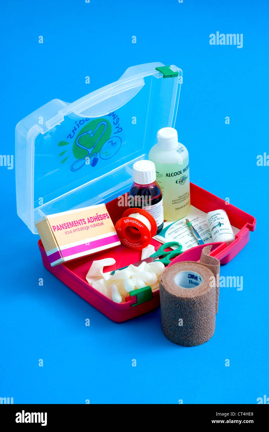 FIRST AID KIT Stock Photo - Alamy