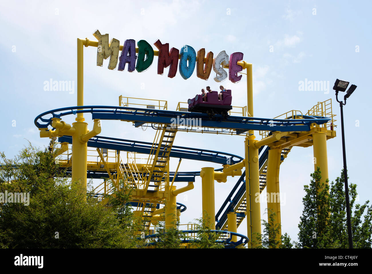 Roller coaster car hi-res stock photography and images - Alamy