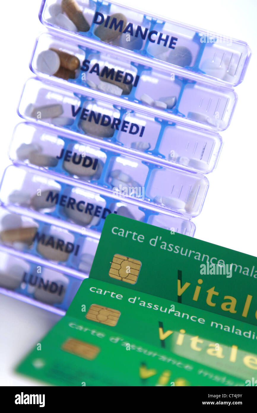 French medical insurance cards hi-res stock photography and images - Alamy