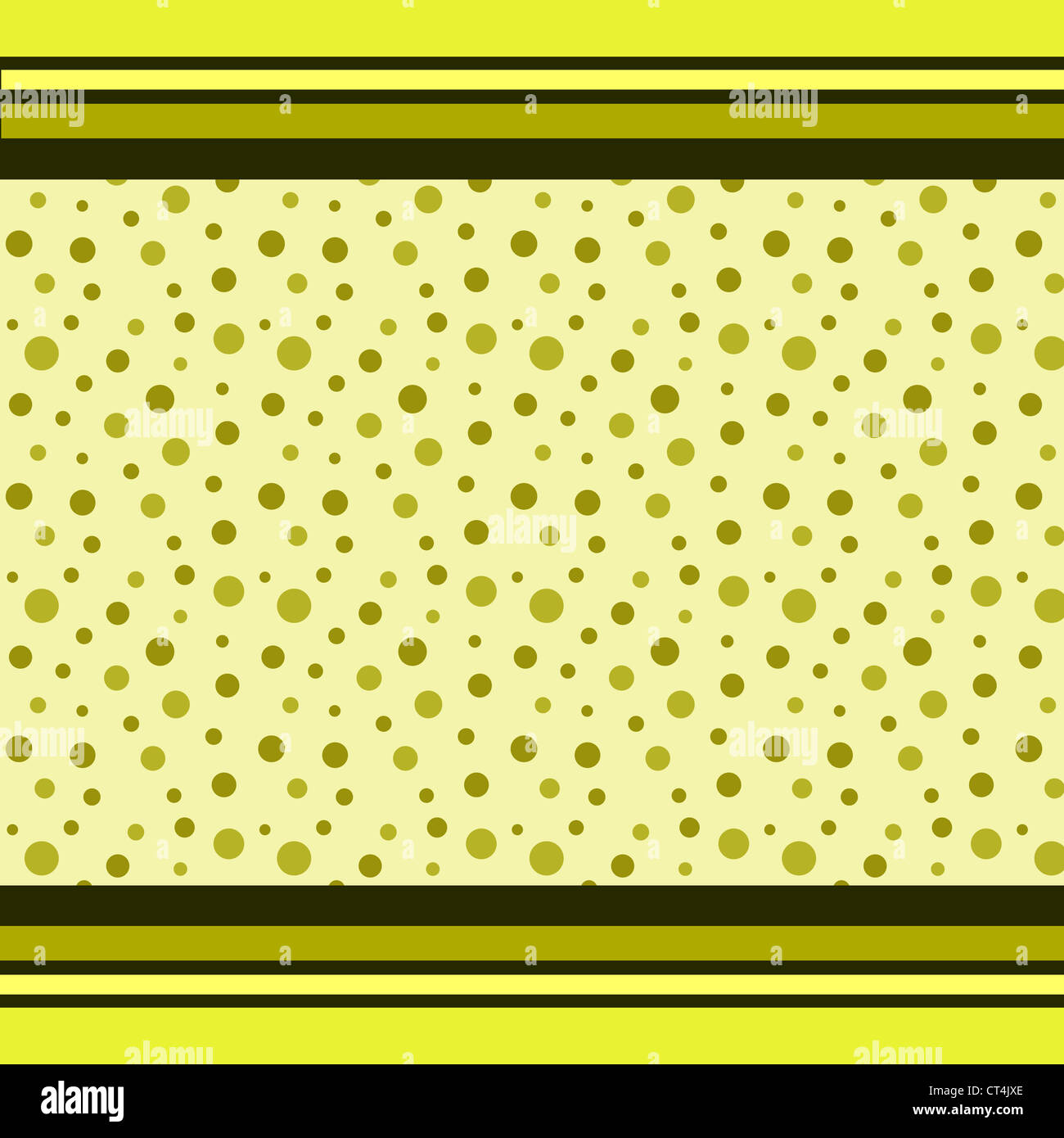 Stripes and dots pattern in green Stock Photo - Alamy