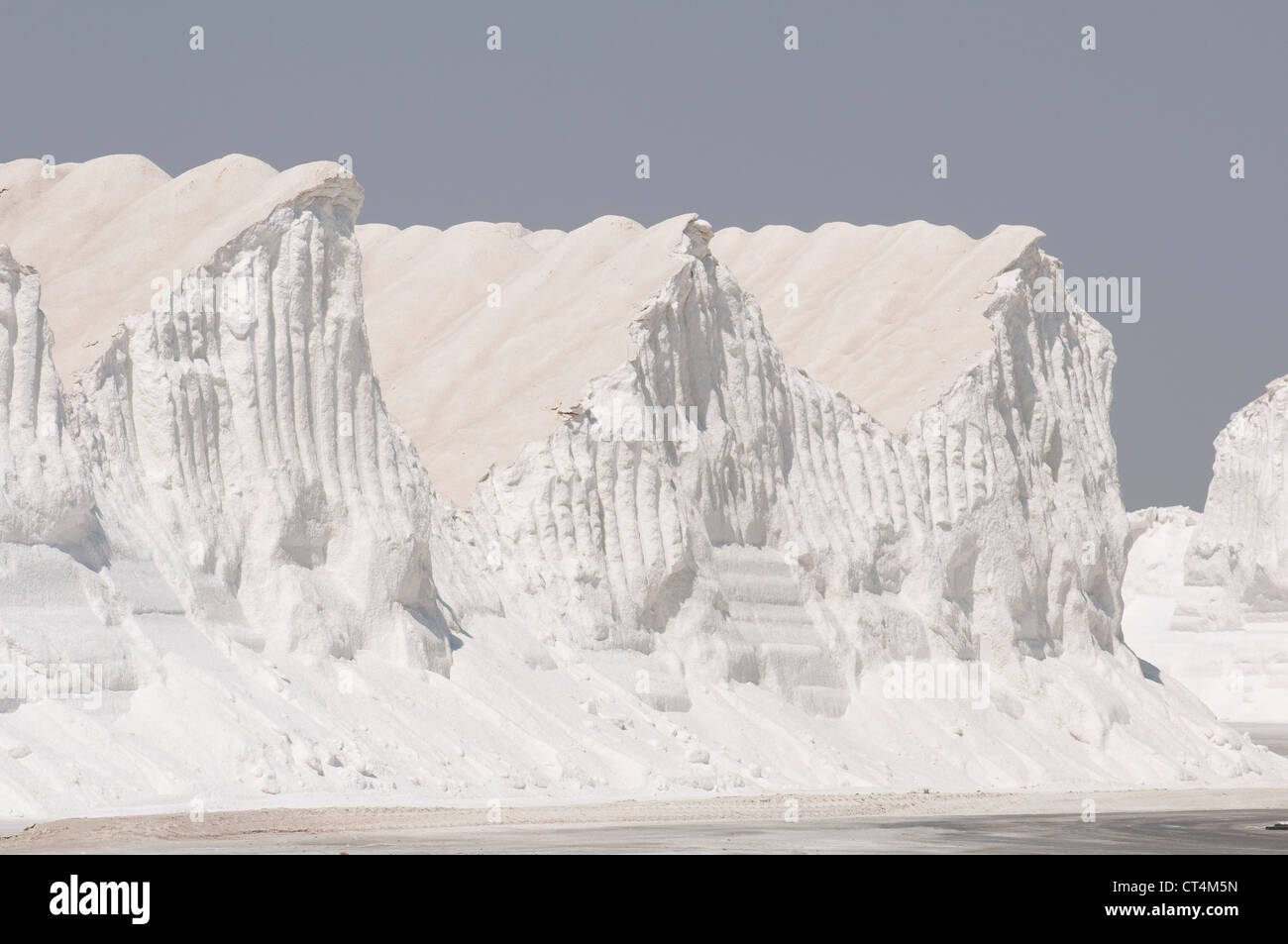 Spanish Salinera salt production at San Pedro del Pinatar Southern ...