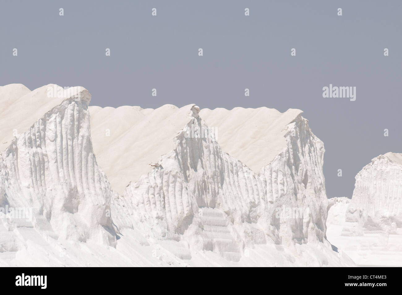 Spanish Salinera salt production at San Pedro del Pinatar Southern ...