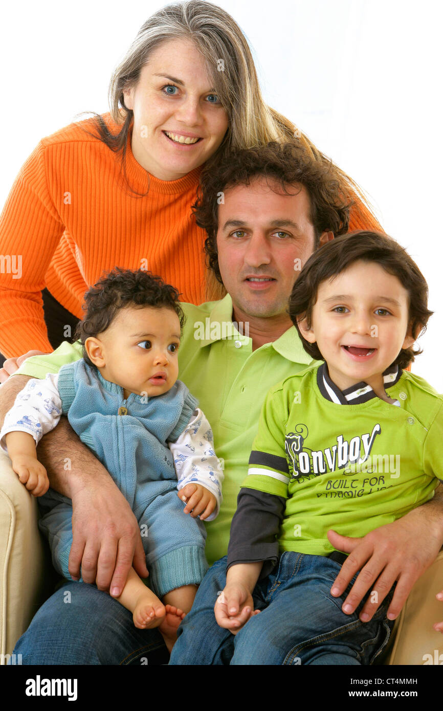 Reconstituted family hi-res stock photography and images - Alamy