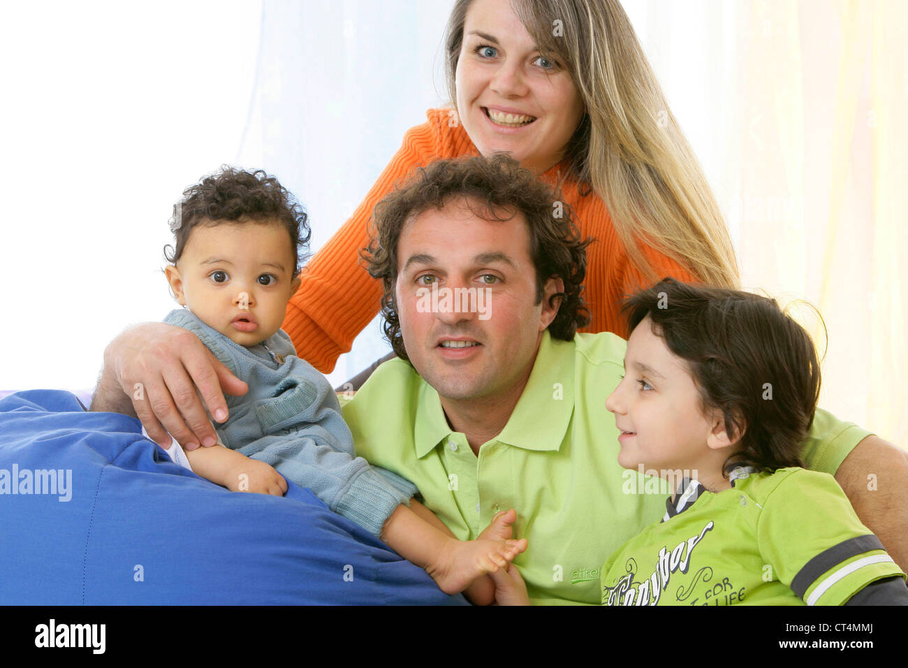 Reconstituted family hi-res stock photography and images - Alamy