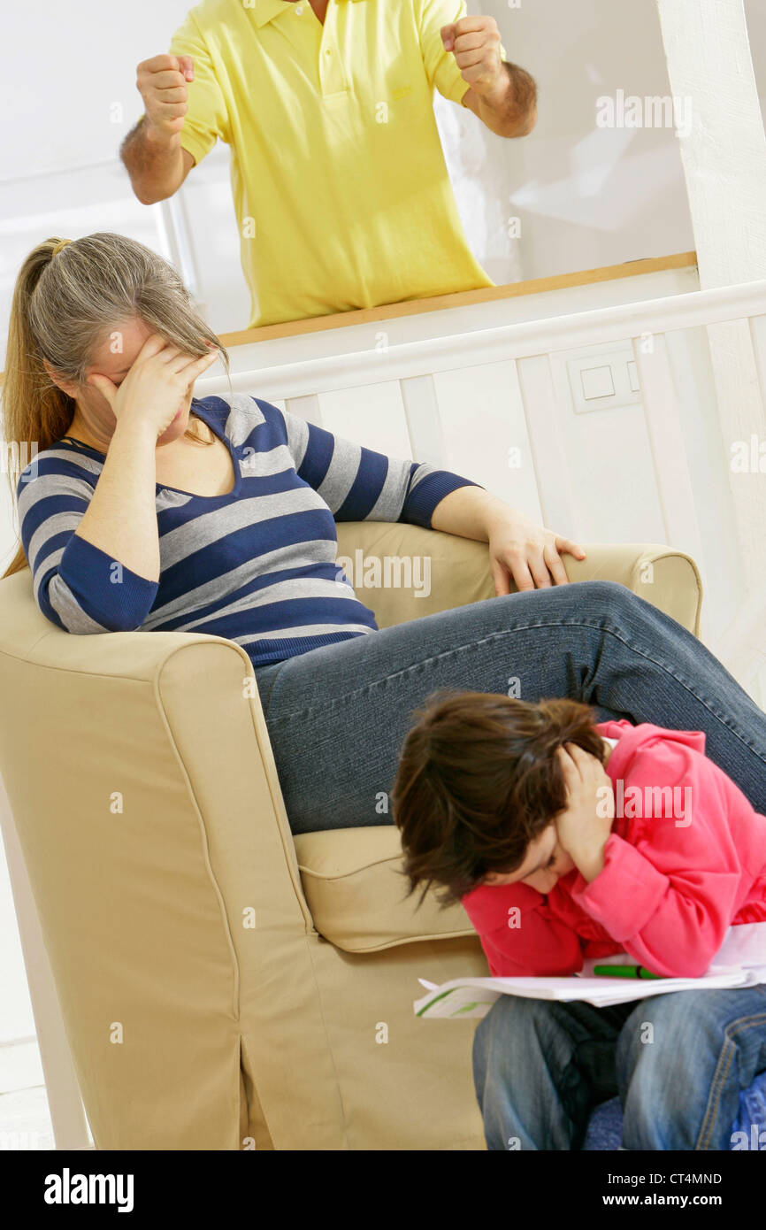 CONFLICT IN A FAMILY Stock Photo - Alamy