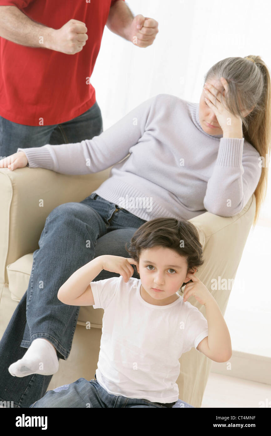 CONFLICT IN A FAMILY Stock Photo - Alamy