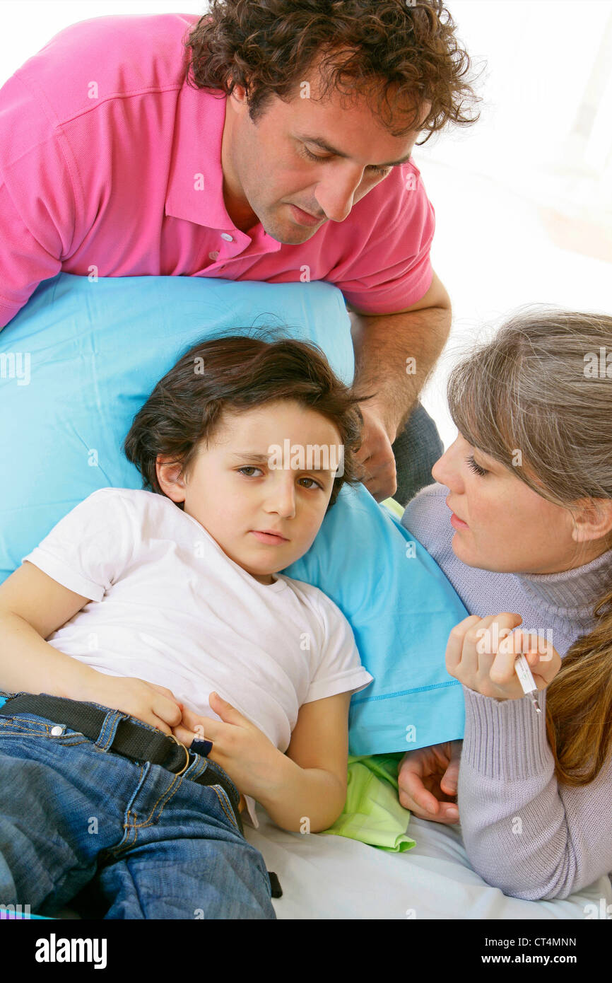 Bedridden child parents hi-res stock photography and images - Alamy