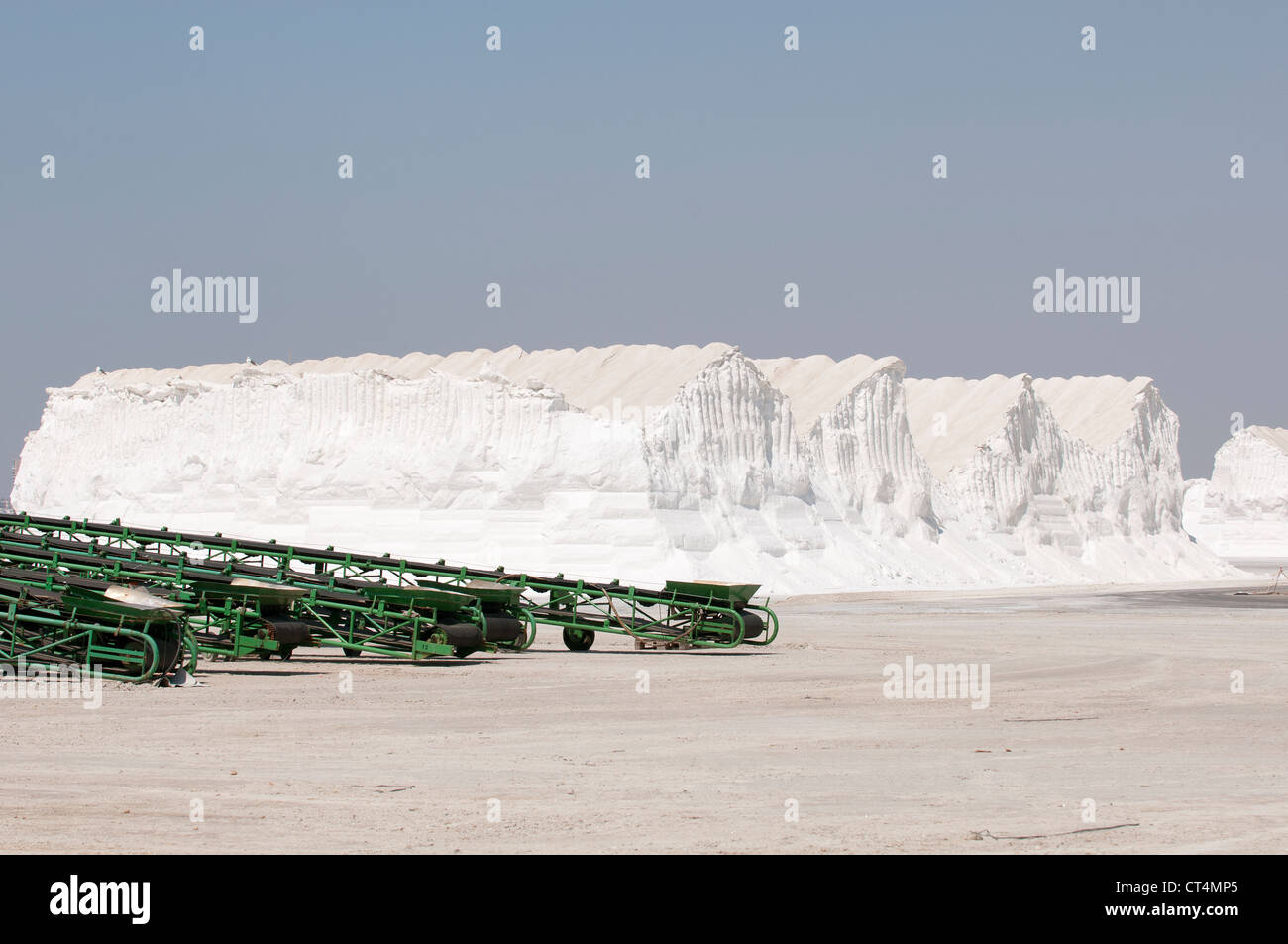 Spanish Salinera salt production at San Pedro del Pinatar Southern ...