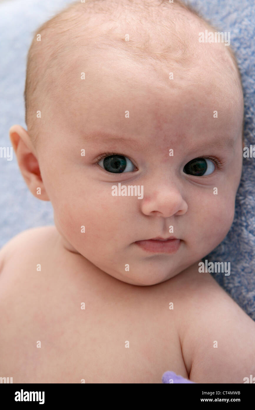 PORTRAIT OF AN INFANT Stock Photo - Alamy