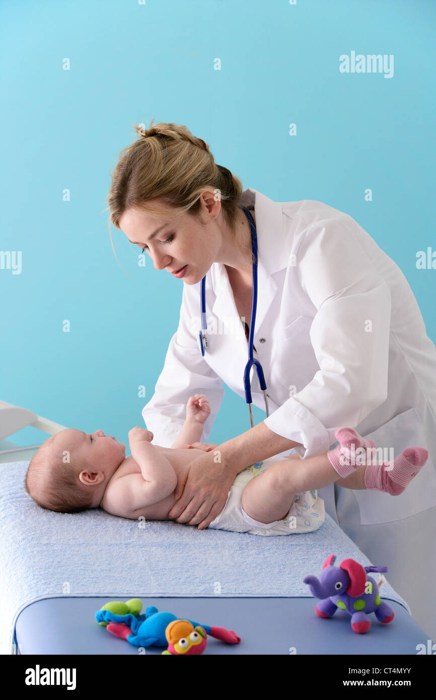 ABDOMEN SEMIOLOGY INFANT Stock Photo - Alamy