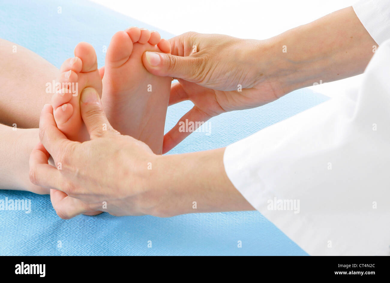 PODIATRY CONSULTATION FOR CHILD Stock Photo - Alamy