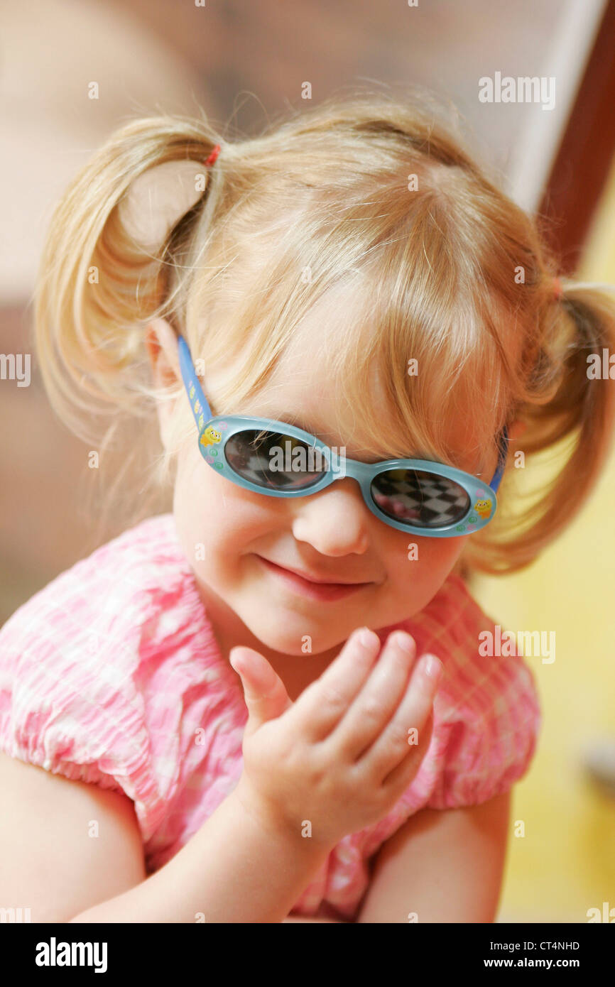 PHOTOPHOBIA IN A CHILD Stock Photo - Alamy