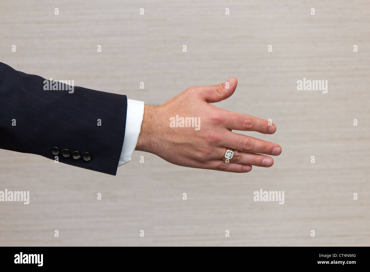 Business man offering a handshake Stock Photo - Alamy