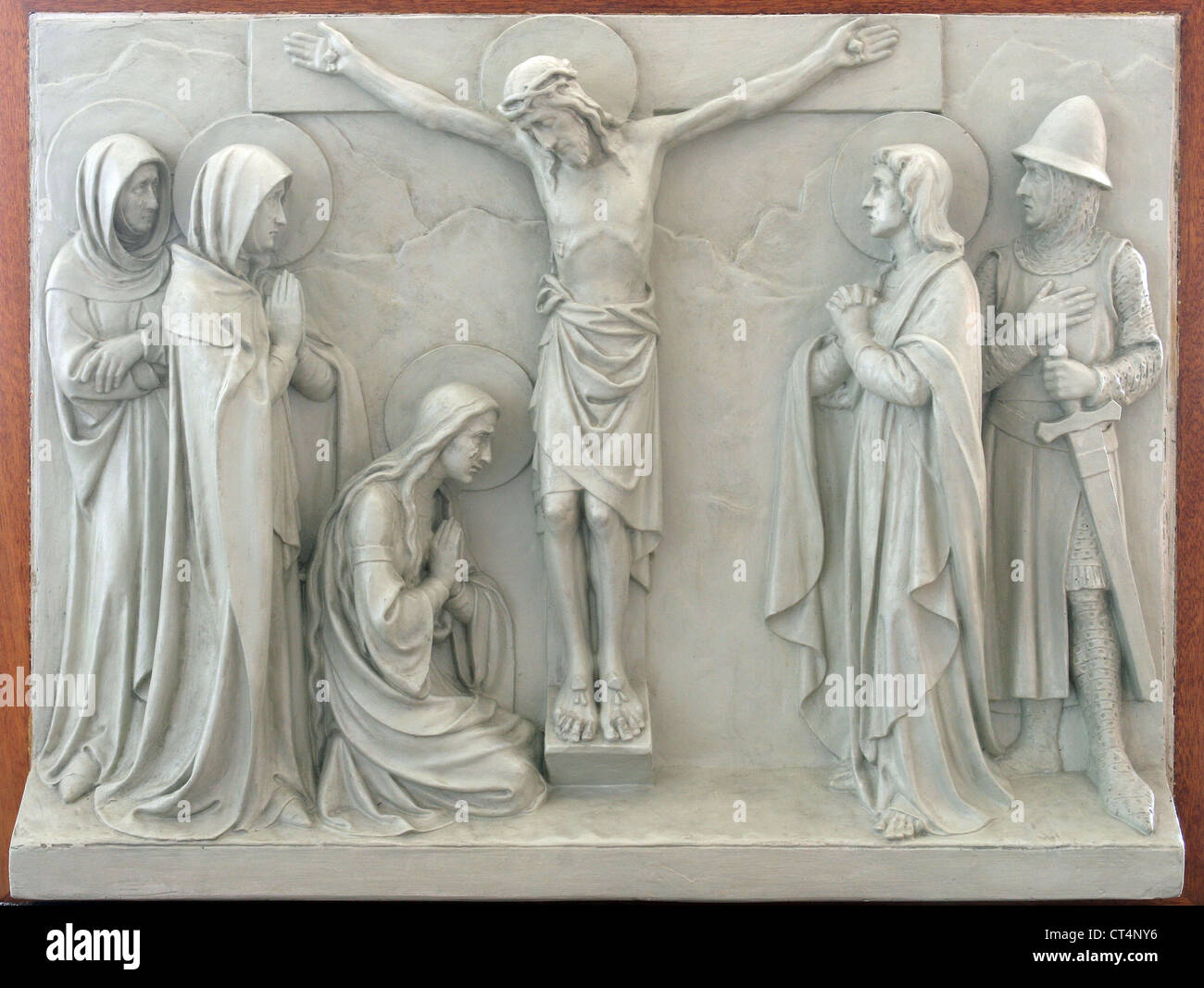 12th Station of the Cross - Jesus dies on the cross Stock Photo - Alamy