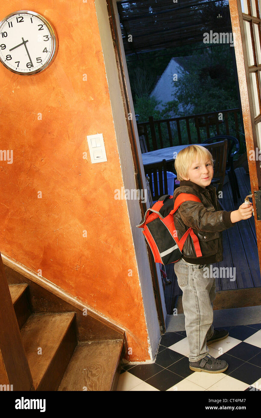 Child leave school hi-res stock photography and images - Alamy