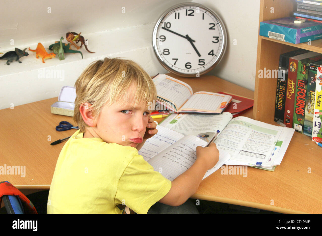 Schoolboys clock hi-res stock photography and images - Alamy