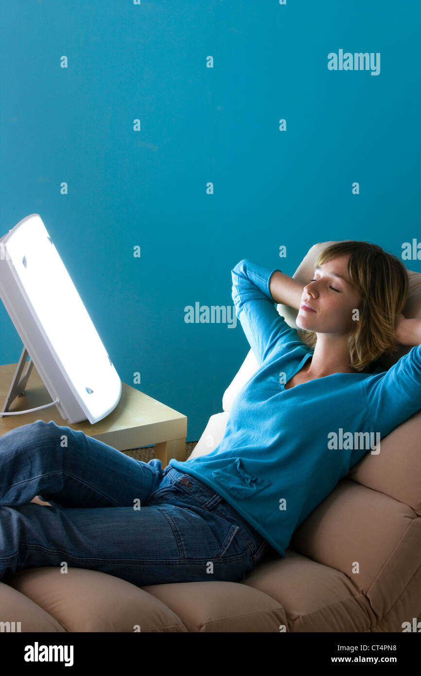 Seasonal affective disorder therapy hi-res stock photography and images ...