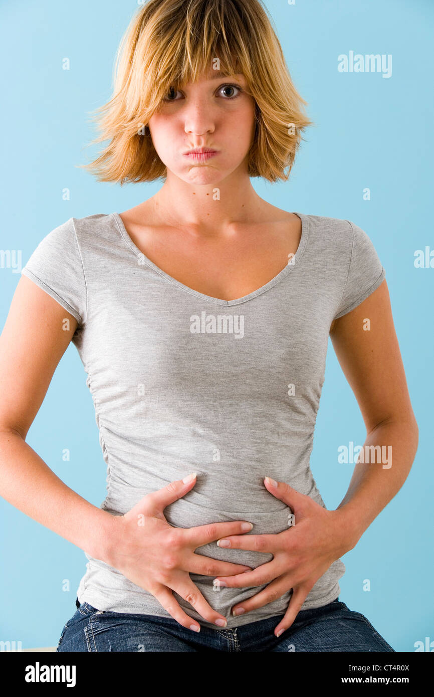 Bloated tummy hi-res stock photography and images - Alamy