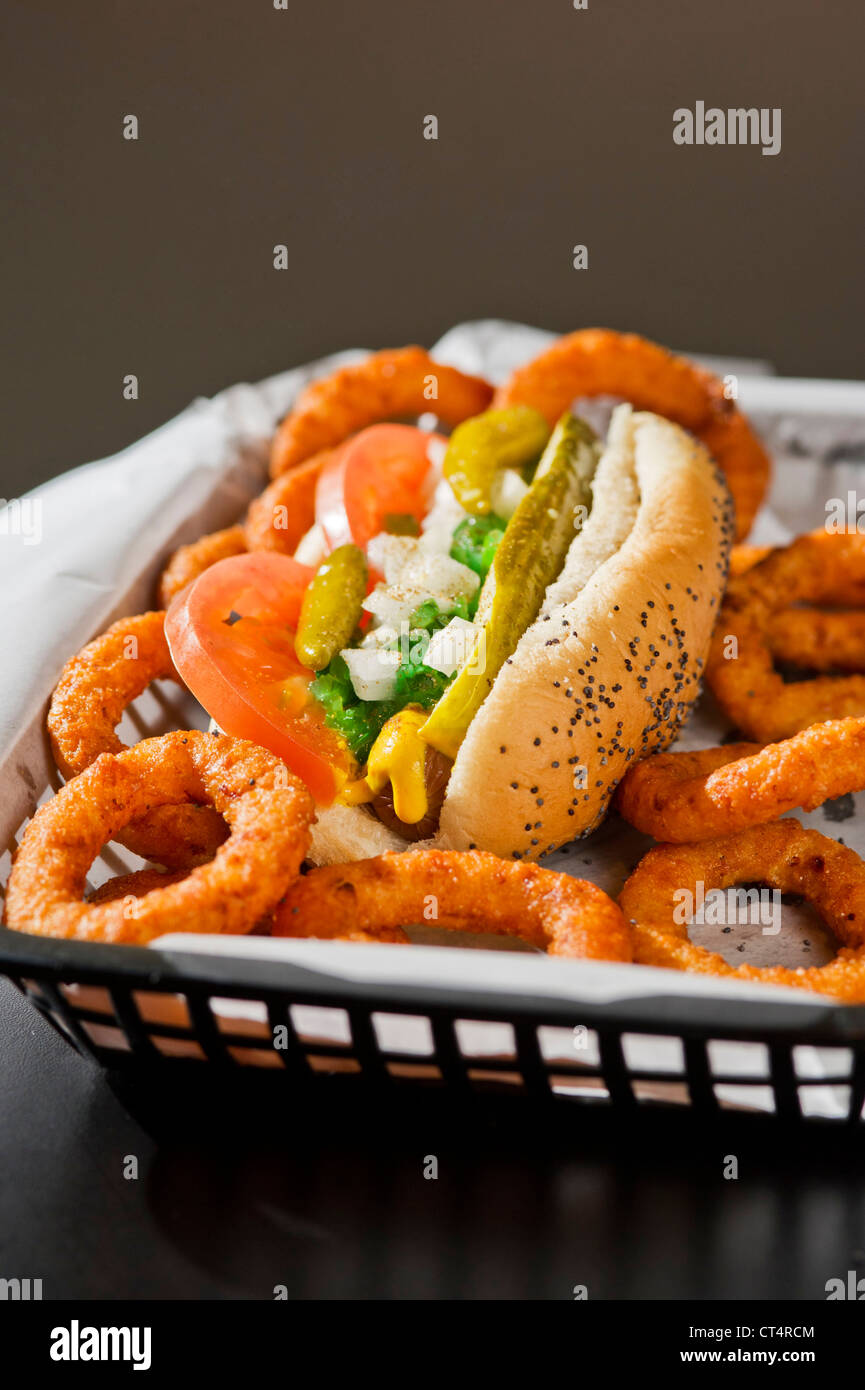 Chicago hot dog hi-res stock photography and images - Alamy