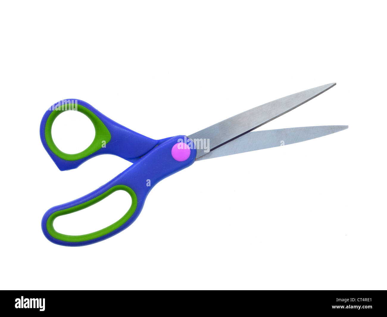 A pair of scissors isolated against a white background Stock Photo - Alamy