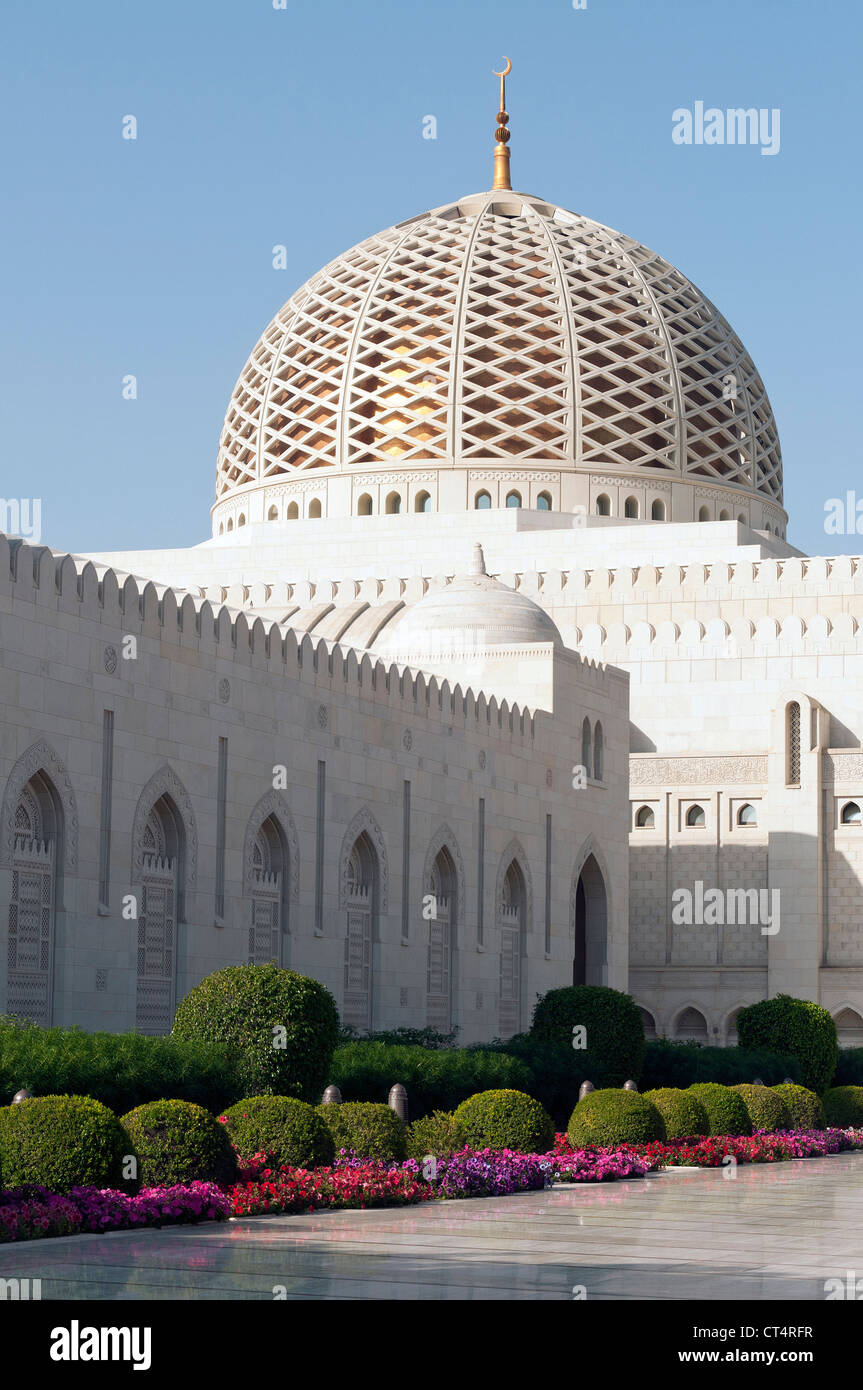 Elk207-1290v Oman, Muscat, Al Ghubrah, Sultan Qaboos Grand Mosque Stock ...
