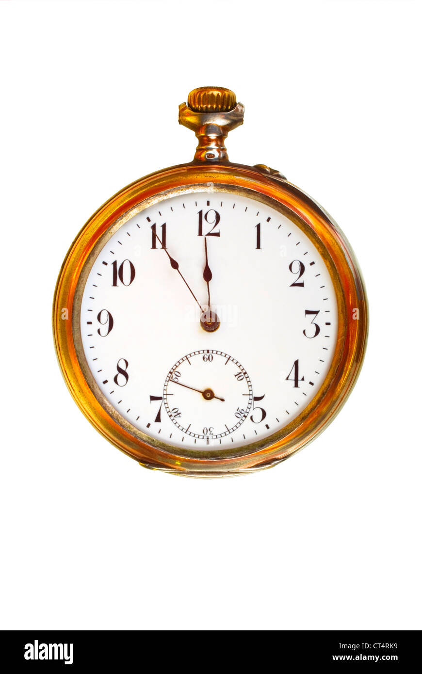 Five minutes before twelve Cut Out Stock Images & Pictures - Alamy