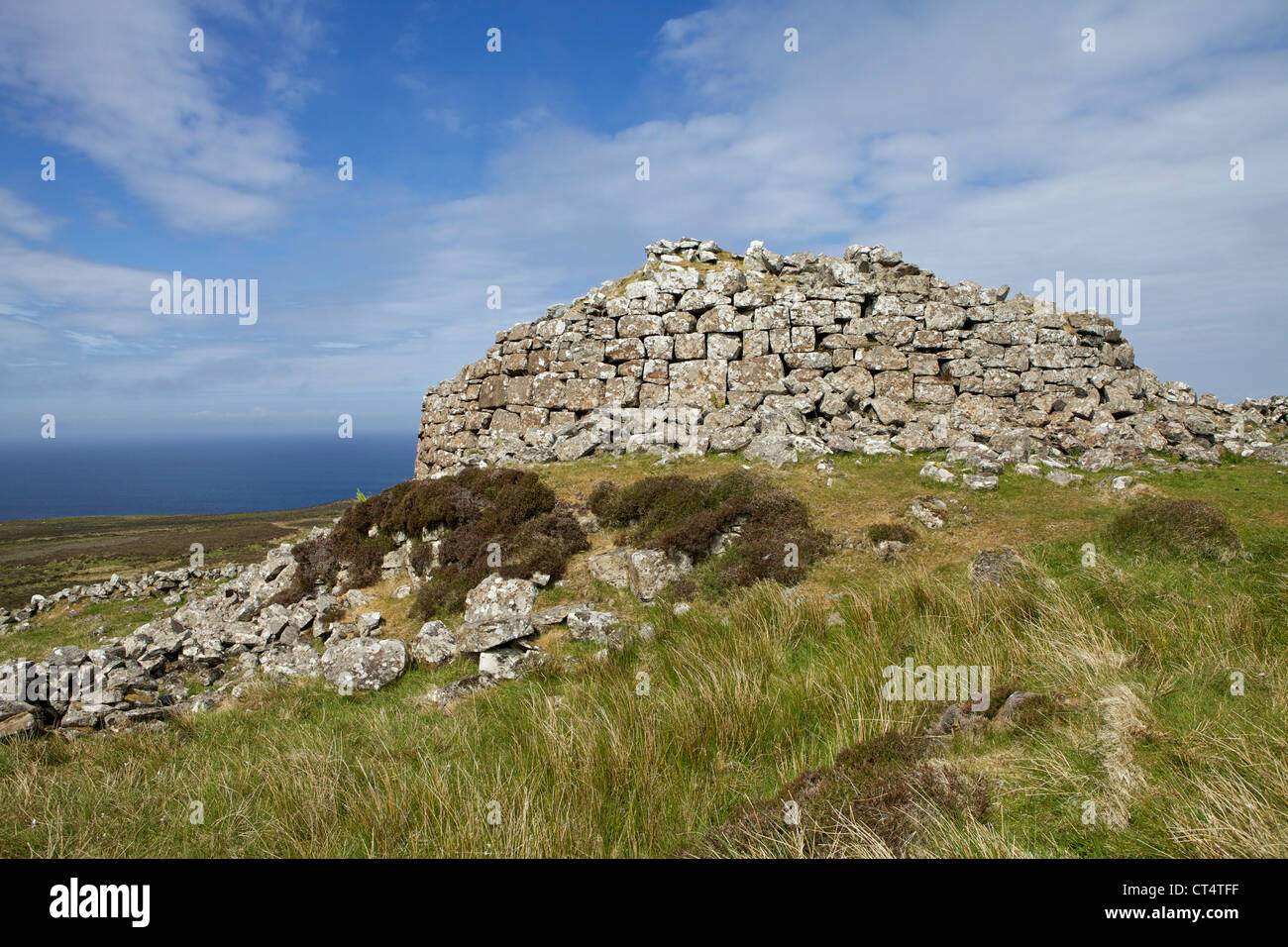 Dun Borrafiach an iron age defensive structure Stock Photo - Alamy