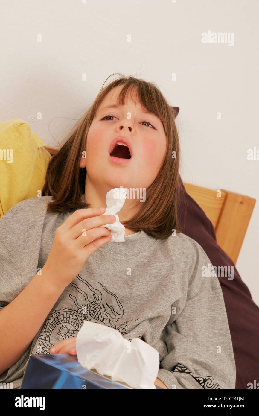 Common cold in children hi-res stock photography and images - Alamy