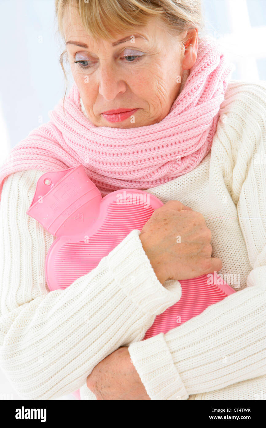 COLD, ELDERLY PERSON Stock Photo - Alamy