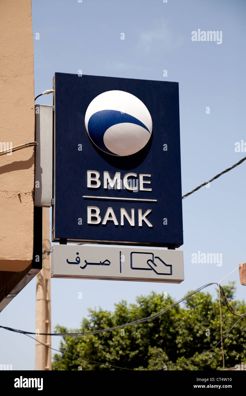 BMCE Bank, Taroudant, Morocco Africa Stock Photo - Alamy