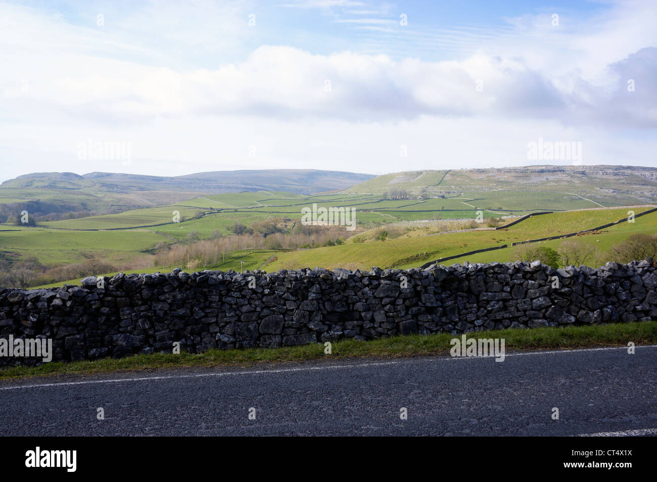 Countryside view of Chapel-le-Dale in the Yorkshire Dales National Park ...
