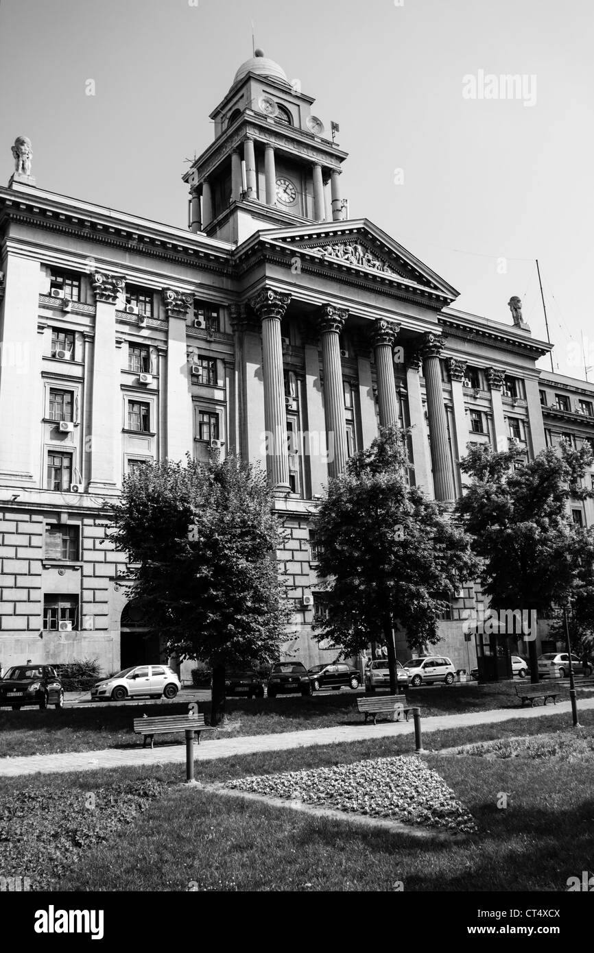 Belgrade city center in Serbia Association of Yugoslav railroads ...