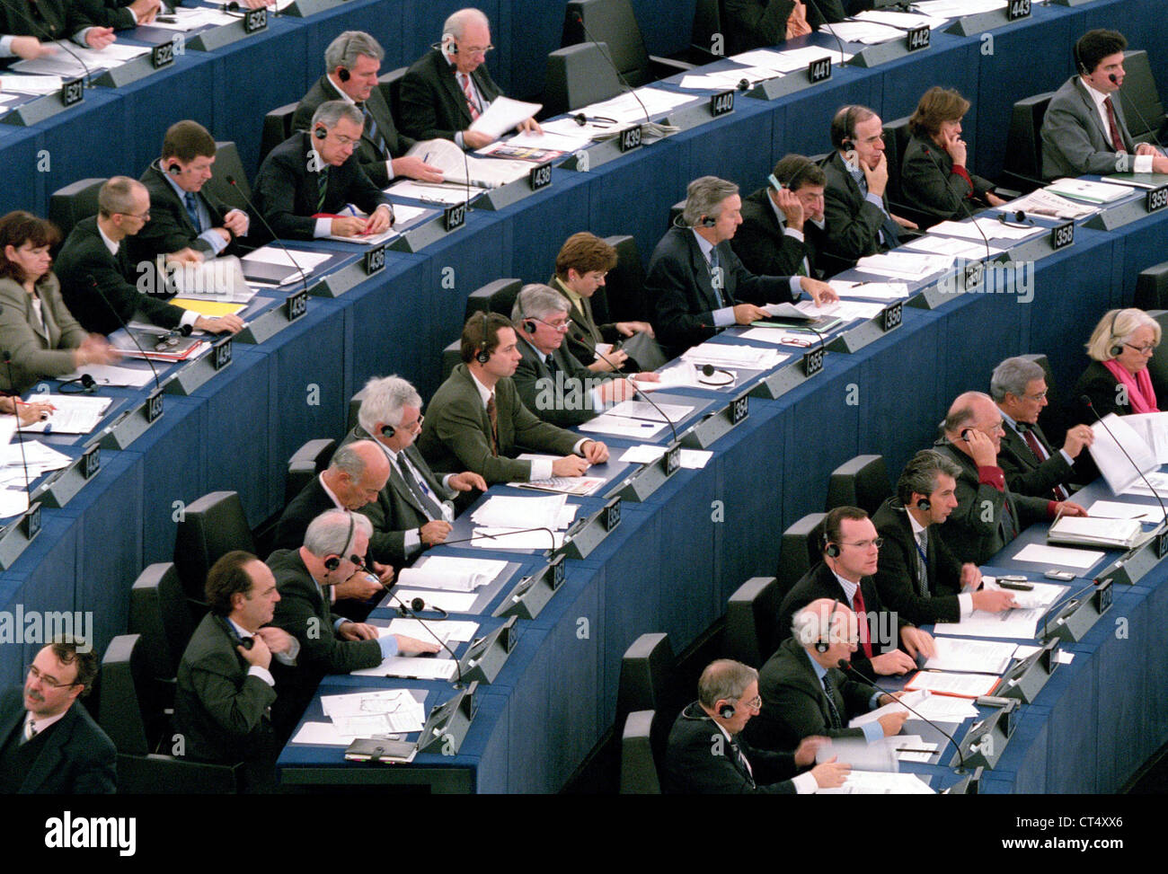 Meeting room in the parliament hi-res stock photography and images - Alamy
