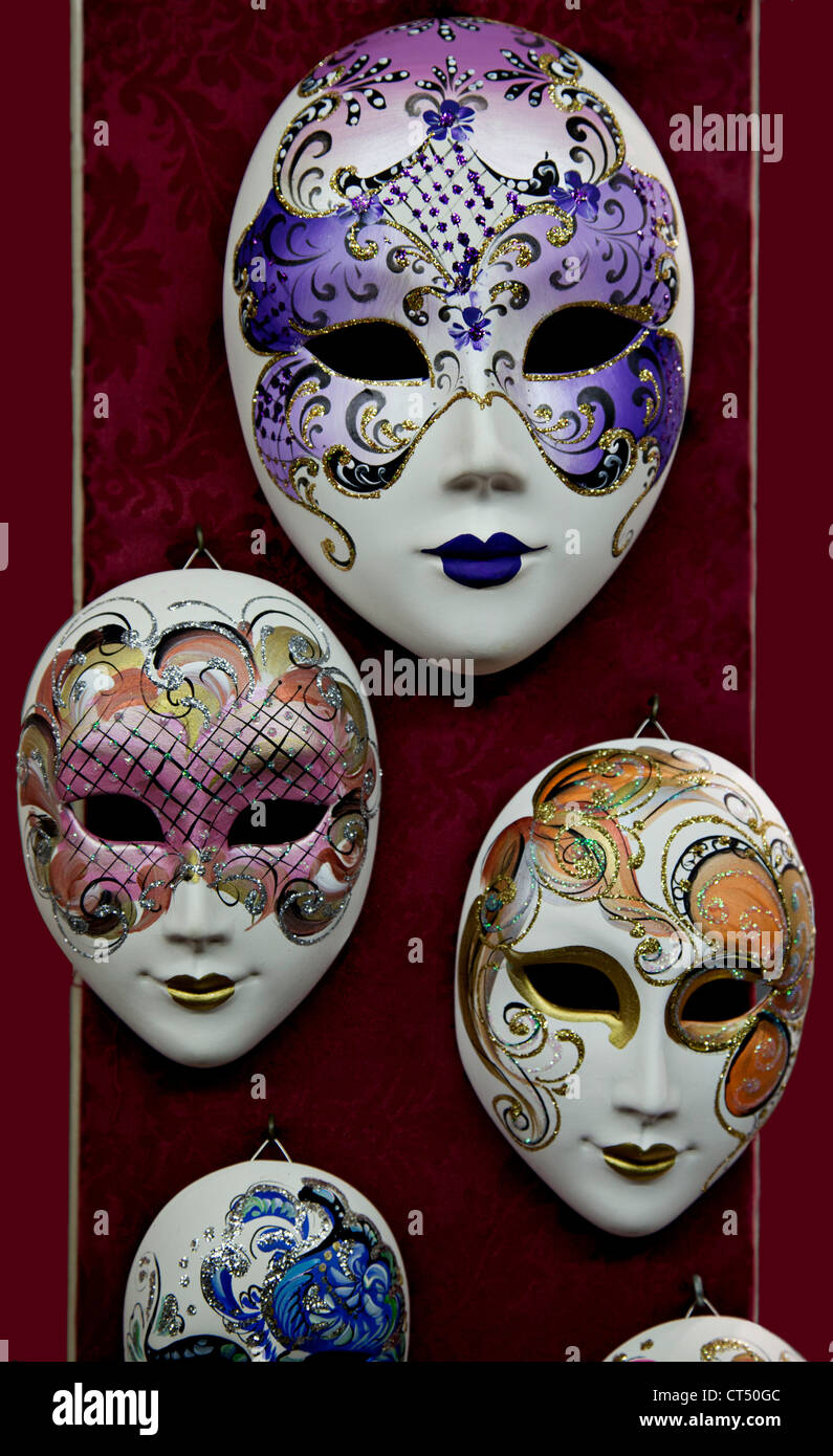 Venetian carnival masks Stock Photo - Alamy
