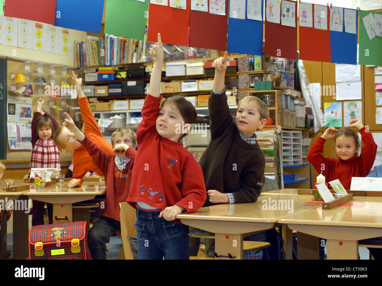 Tuttlingen, lesson in an elementary school Stock Photo - Alamy
