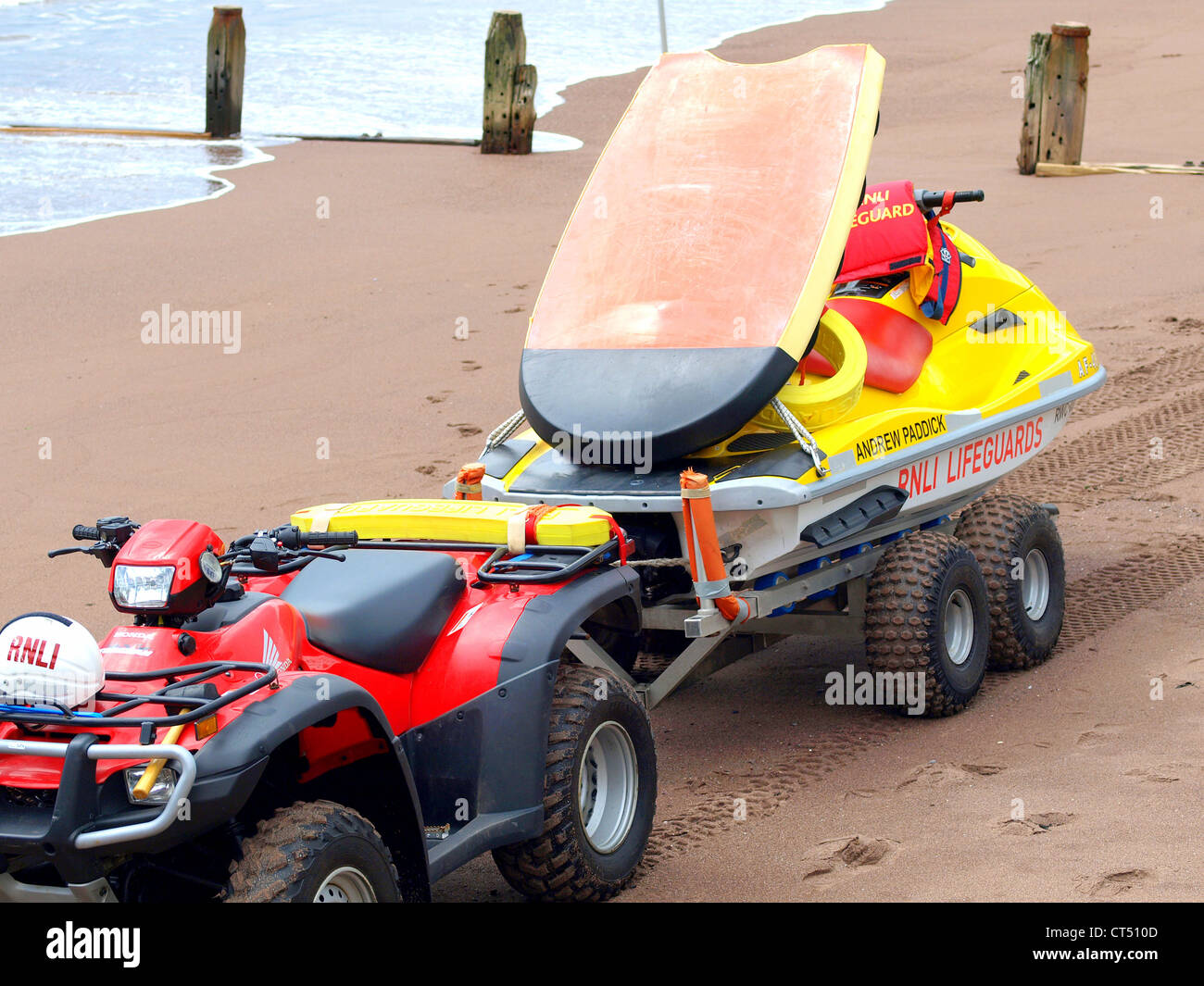 Rnli lifeguards jet ski hi-res stock photography and images - Alamy