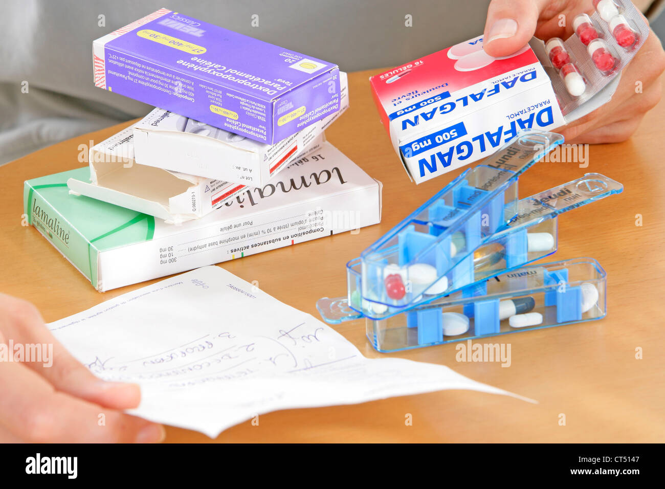 MEDICATION FOR PAIN Stock Photo - Alamy