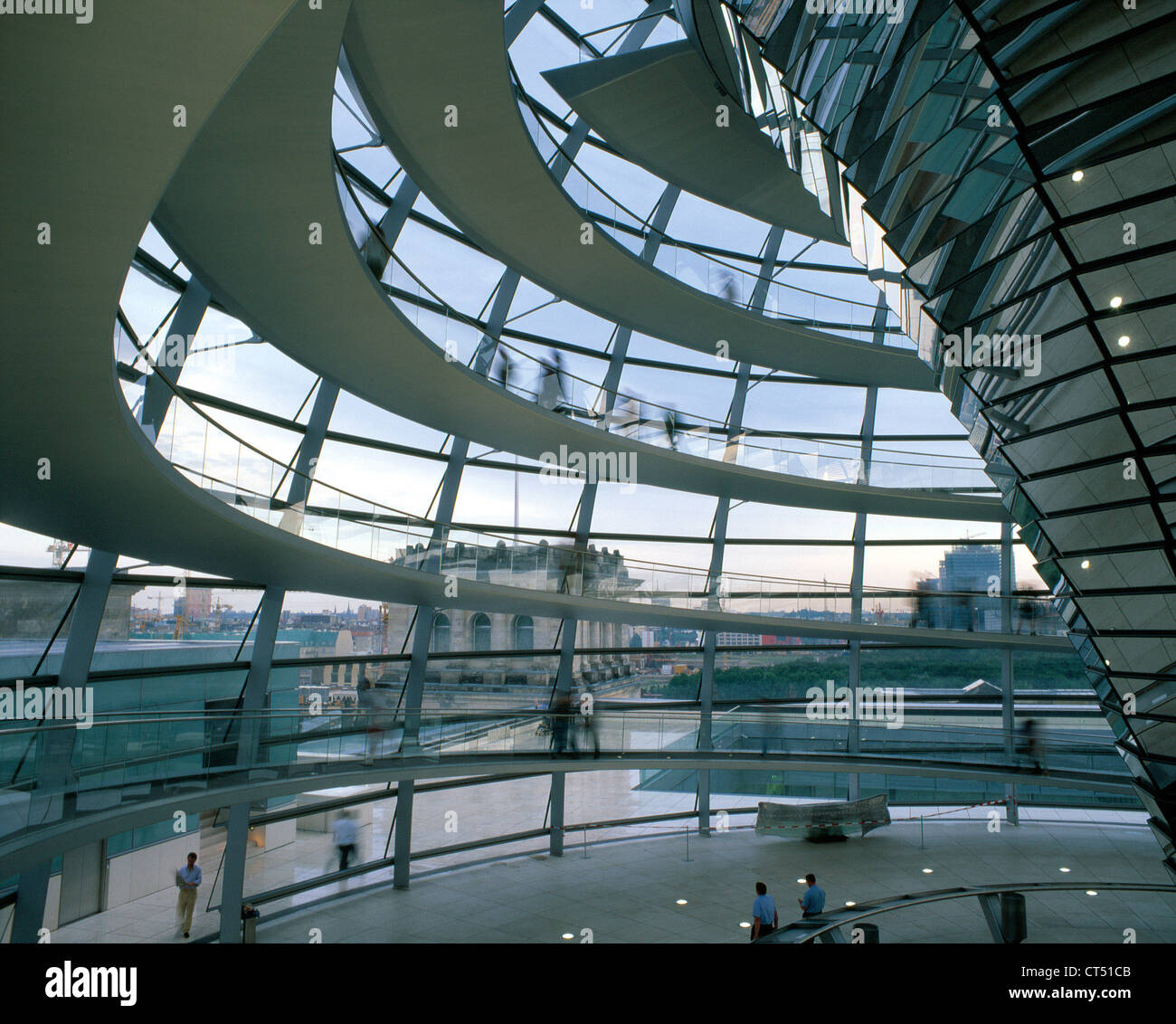Berlin Reichstag dome from inside Stock Photo - Alamy