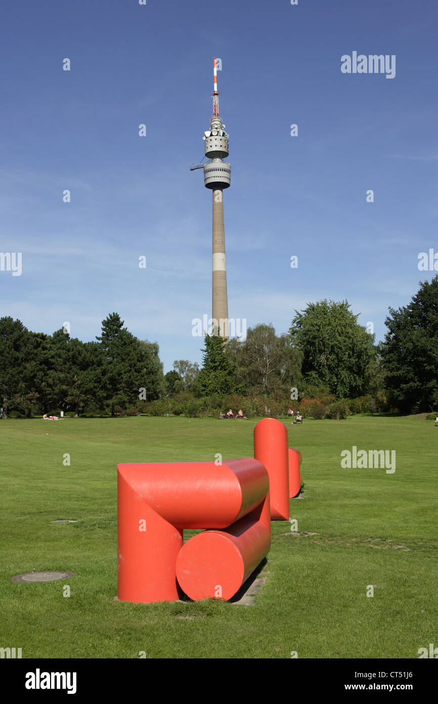 Dortmund, Florianturm in Westfalenpark Stock Photo - Alamy