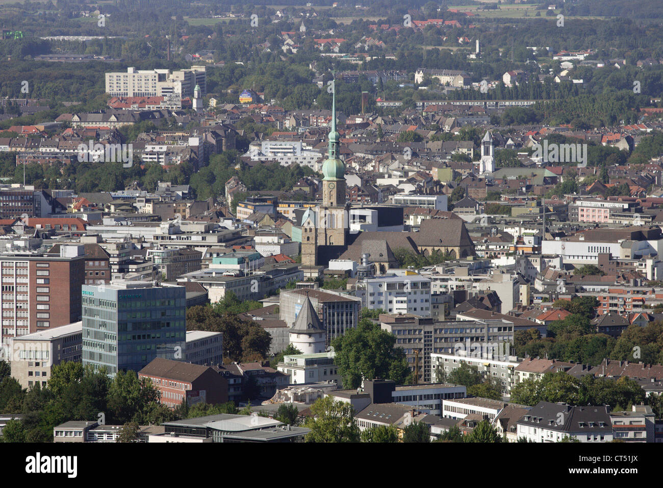 Dortmund city center aerial view hi-res stock photography and images ...