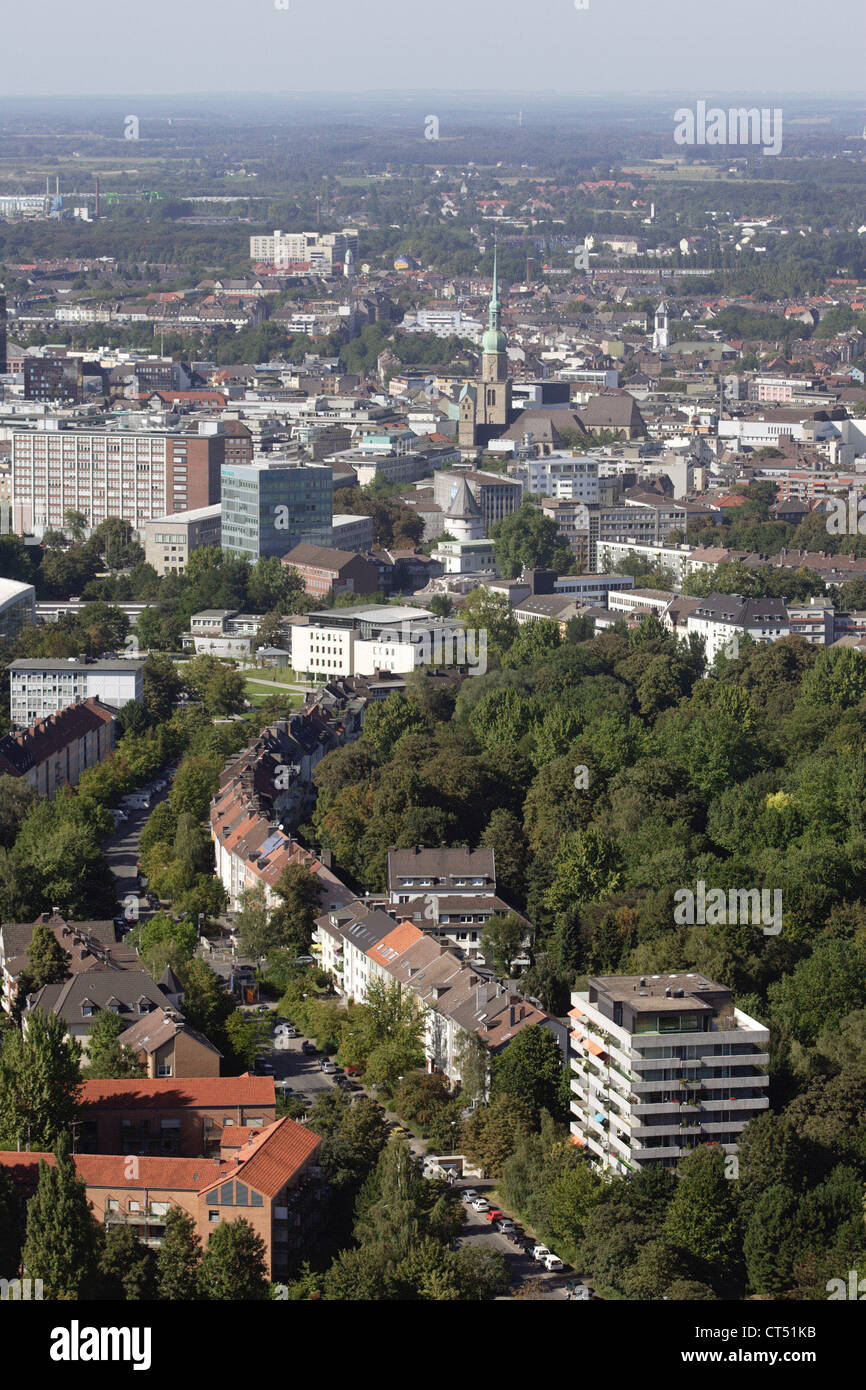 Aerial view of the city center of dortmund hi-res stock photography and ...
